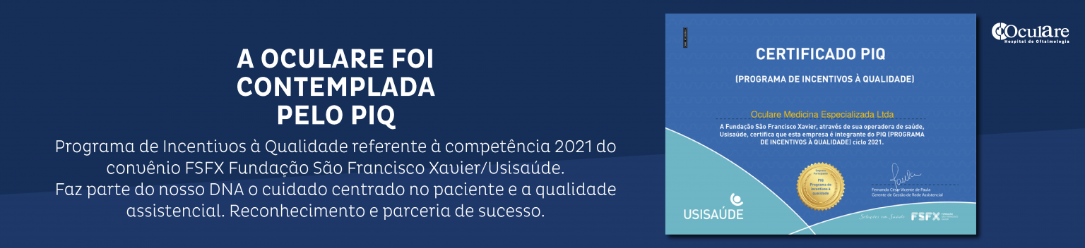 Oculare – Hospital de Oftalmologia – Belo Horizonte – MG