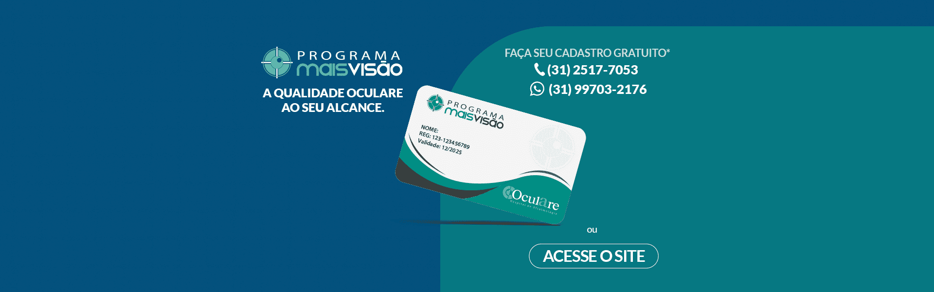 Oculare – Hospital de Oftalmologia – Belo Horizonte – MG
